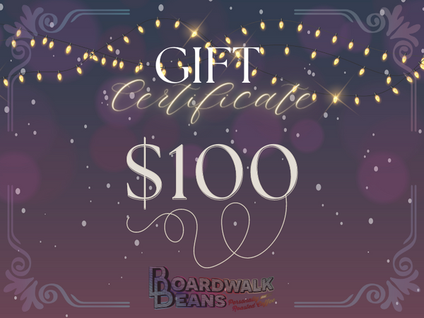 Boardwalk Beans Gift Certificate - Boardwalk Beans